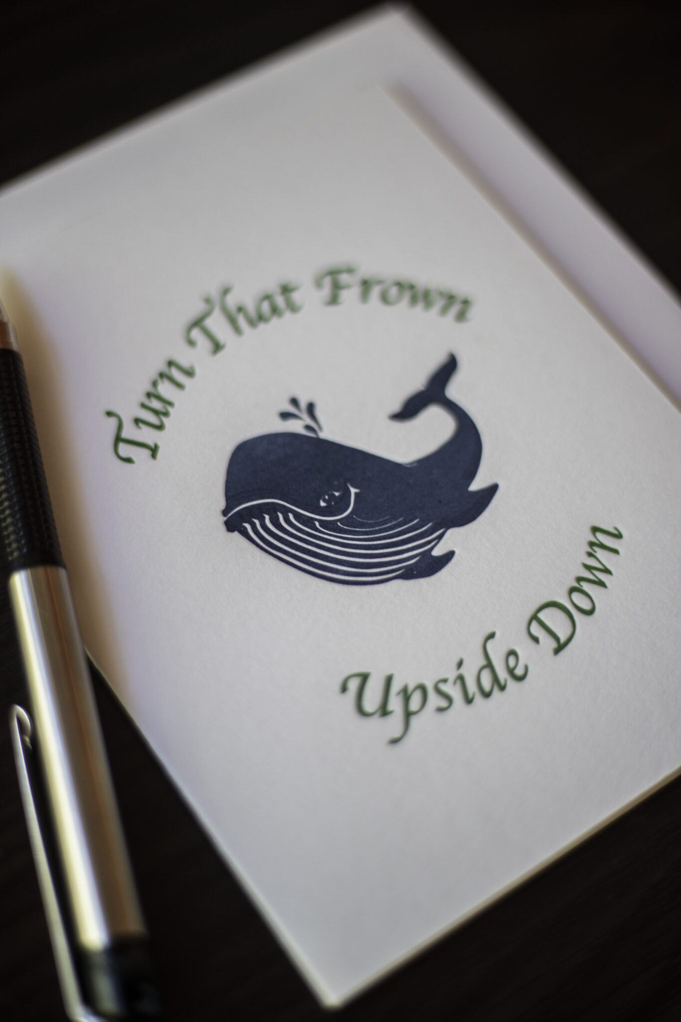 Frown Upside Down Card | Ancesserie